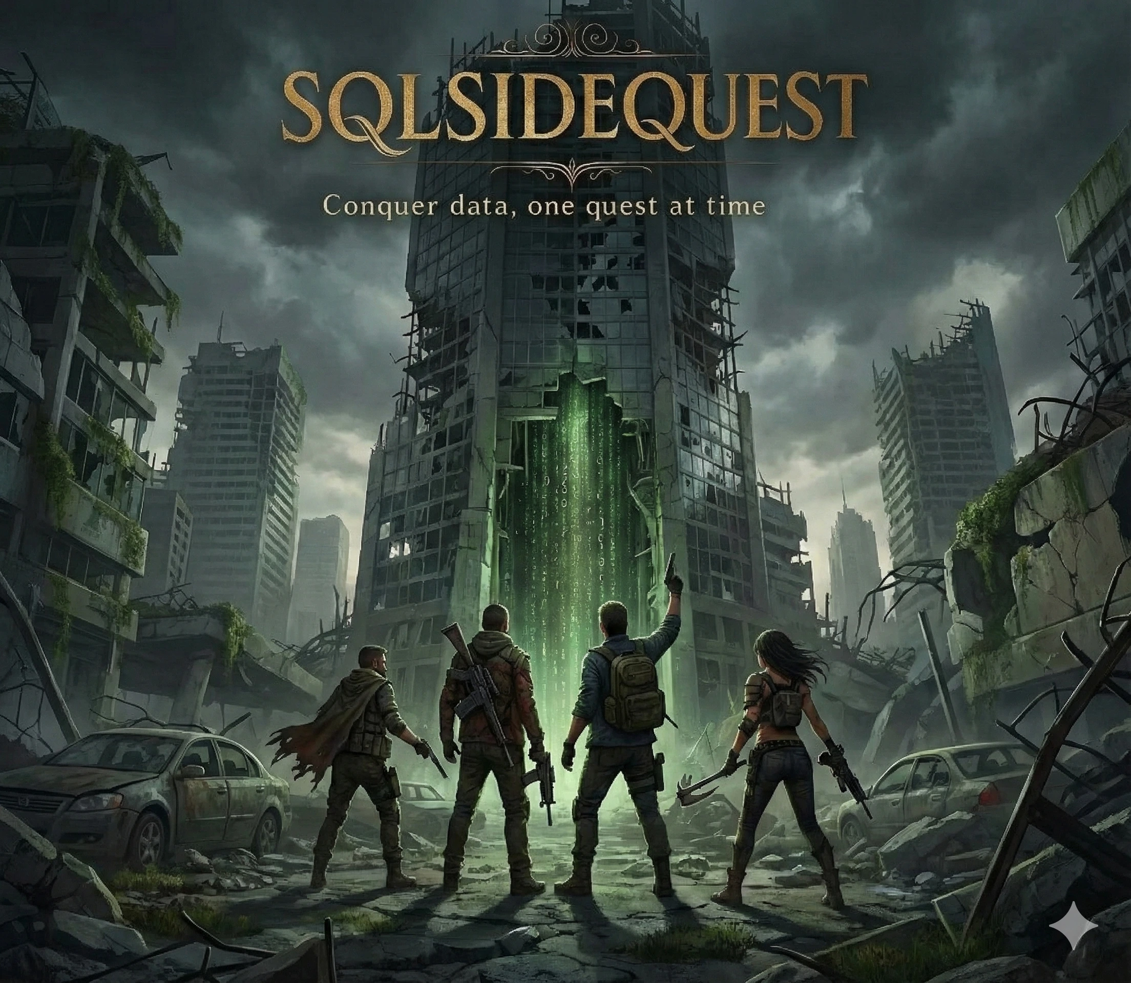 SQL Game - Learn SQL Through Interactive Story | SQL Side Quest